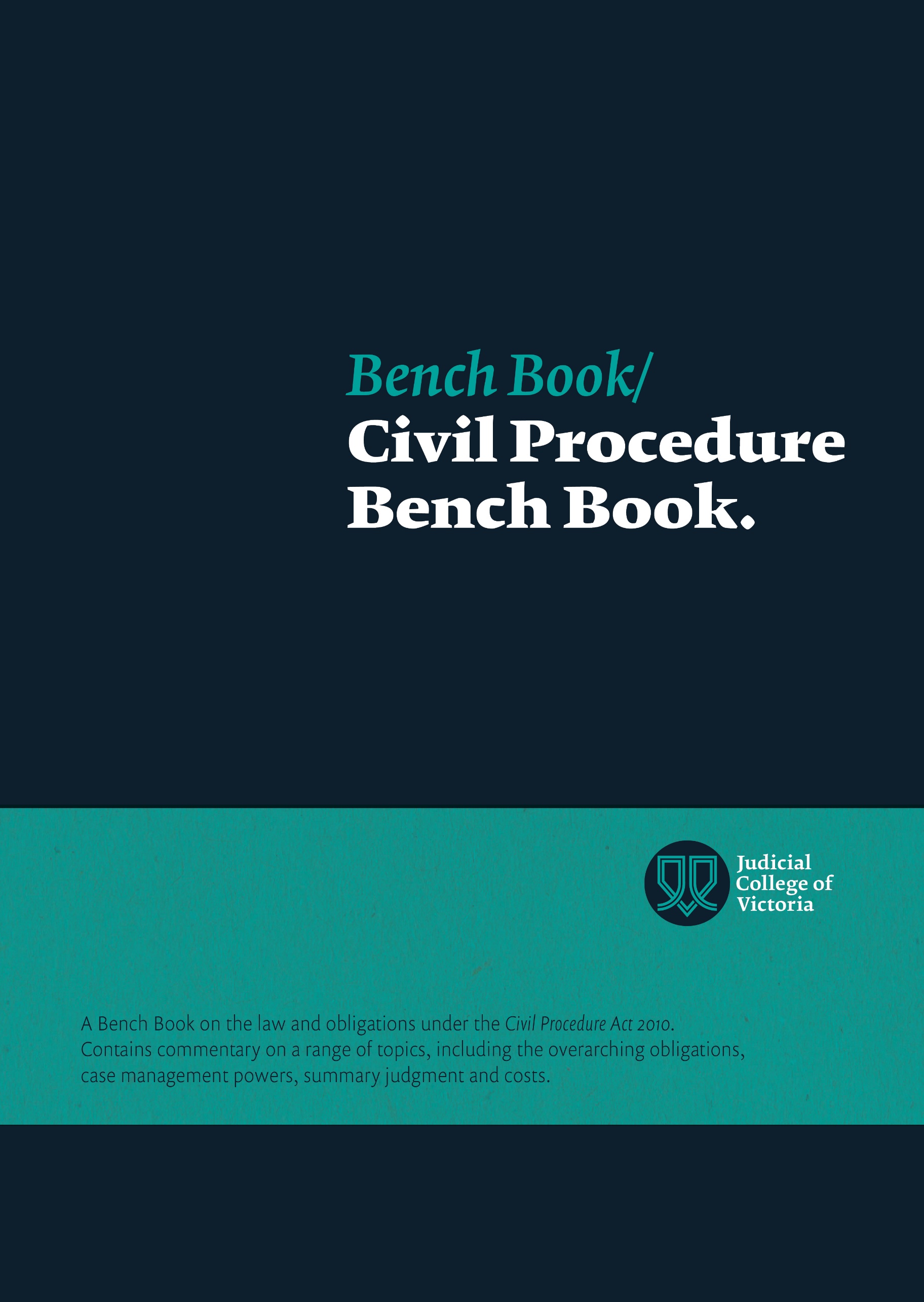 Civil Procedure Bench Book - BarNet Jade