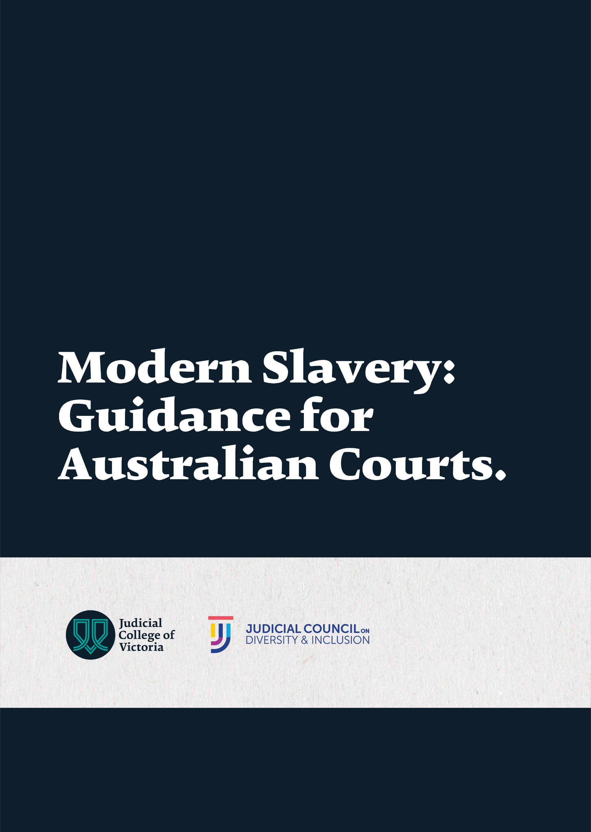 Modern Slavery: Guidance for Australian Courts - BarNet Jade