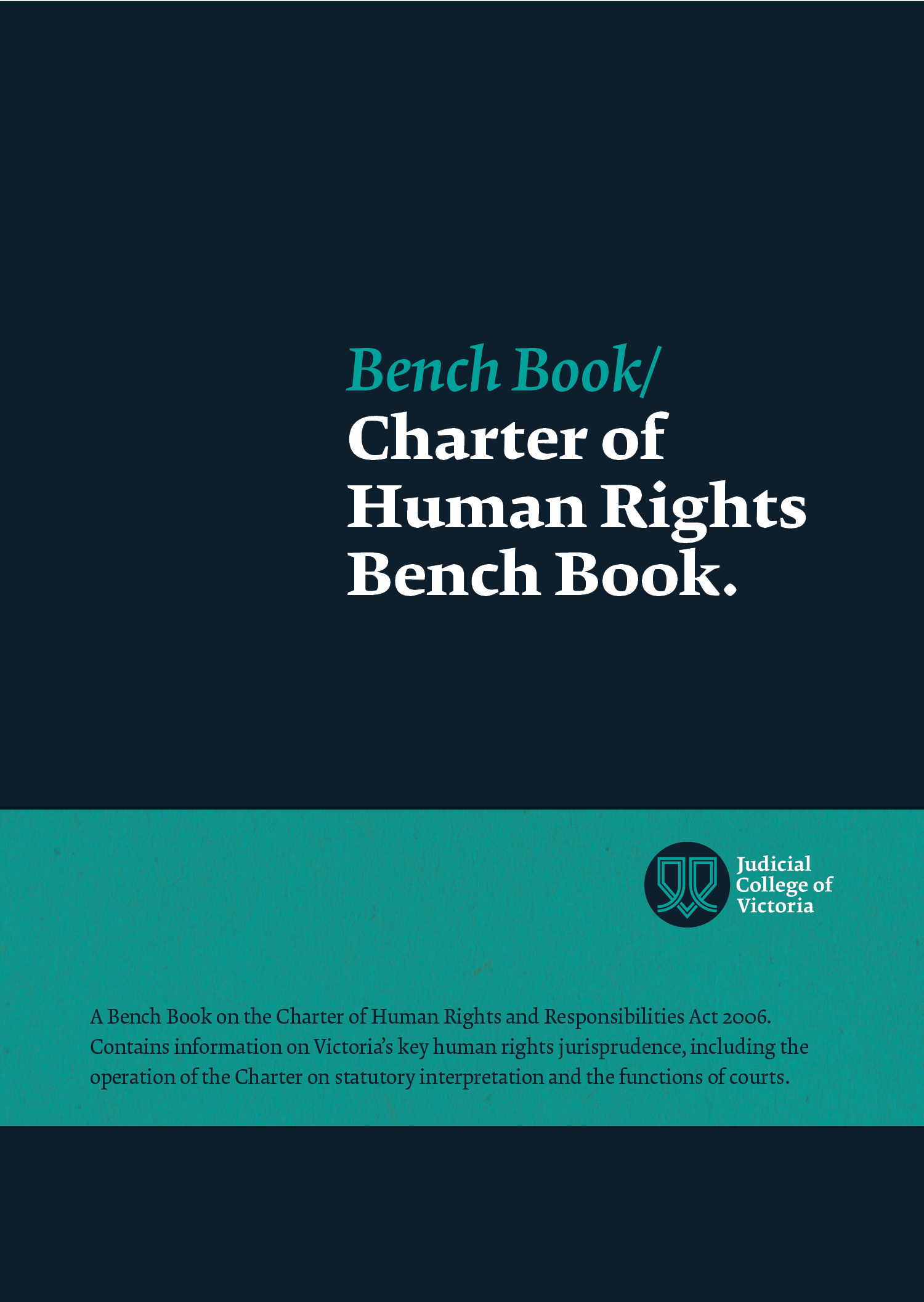 Charter of Human Rights Bench Book - BarNet Jade